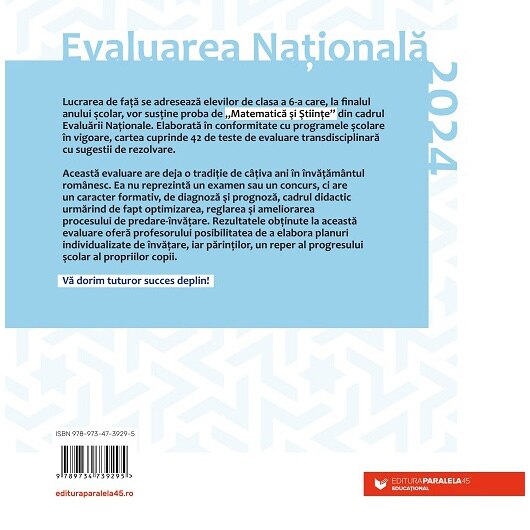 Evaluare nationala 2024. Cls. VI. Matematica, Florin Antohe, Bogdan ...