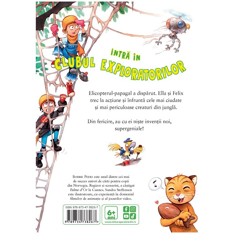 Clubul exploratorilor. Elicopterul-papagal (3), Bobbie Peers, Sandra Steffensen - eMAG.ro