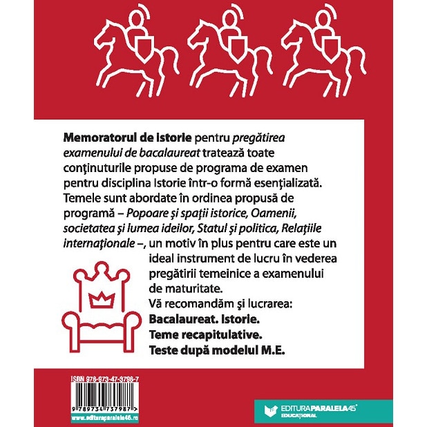Memorator istorie pentru liceu, Emilian Colceru - eMAG.ro