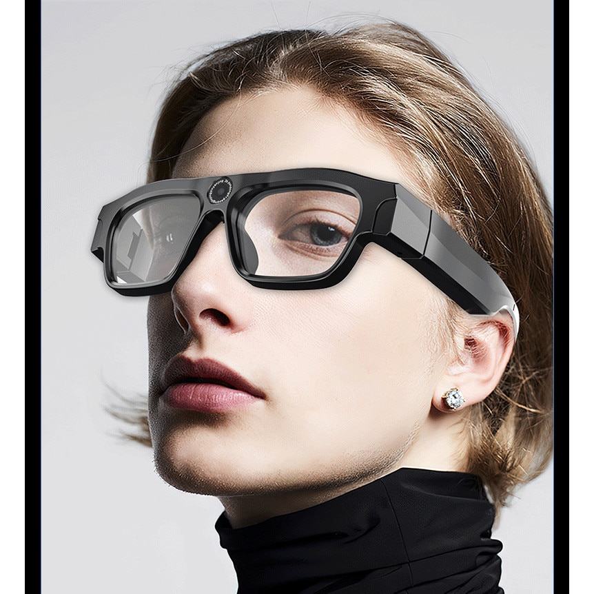 Ochelari cu camera, Koopsio, Fotografiere 4K UltraHD, Inregistrare 2K ...