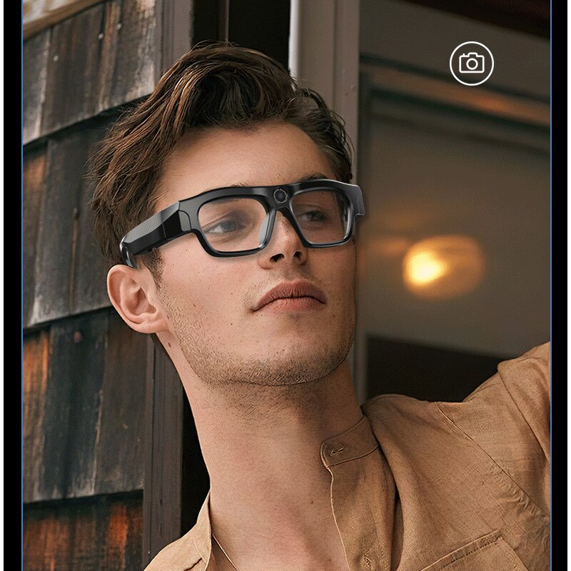 Ochelari cu camera, Koopsio, Fotografiere 4K UltraHD, Inregistrare 2K ...