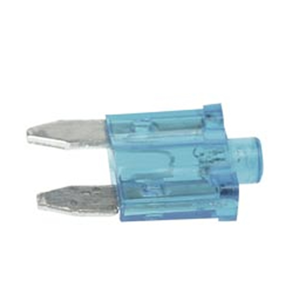 Siguranta auto mini cu indicator luminos 15A albastru Velleman 11x8.6mm ...