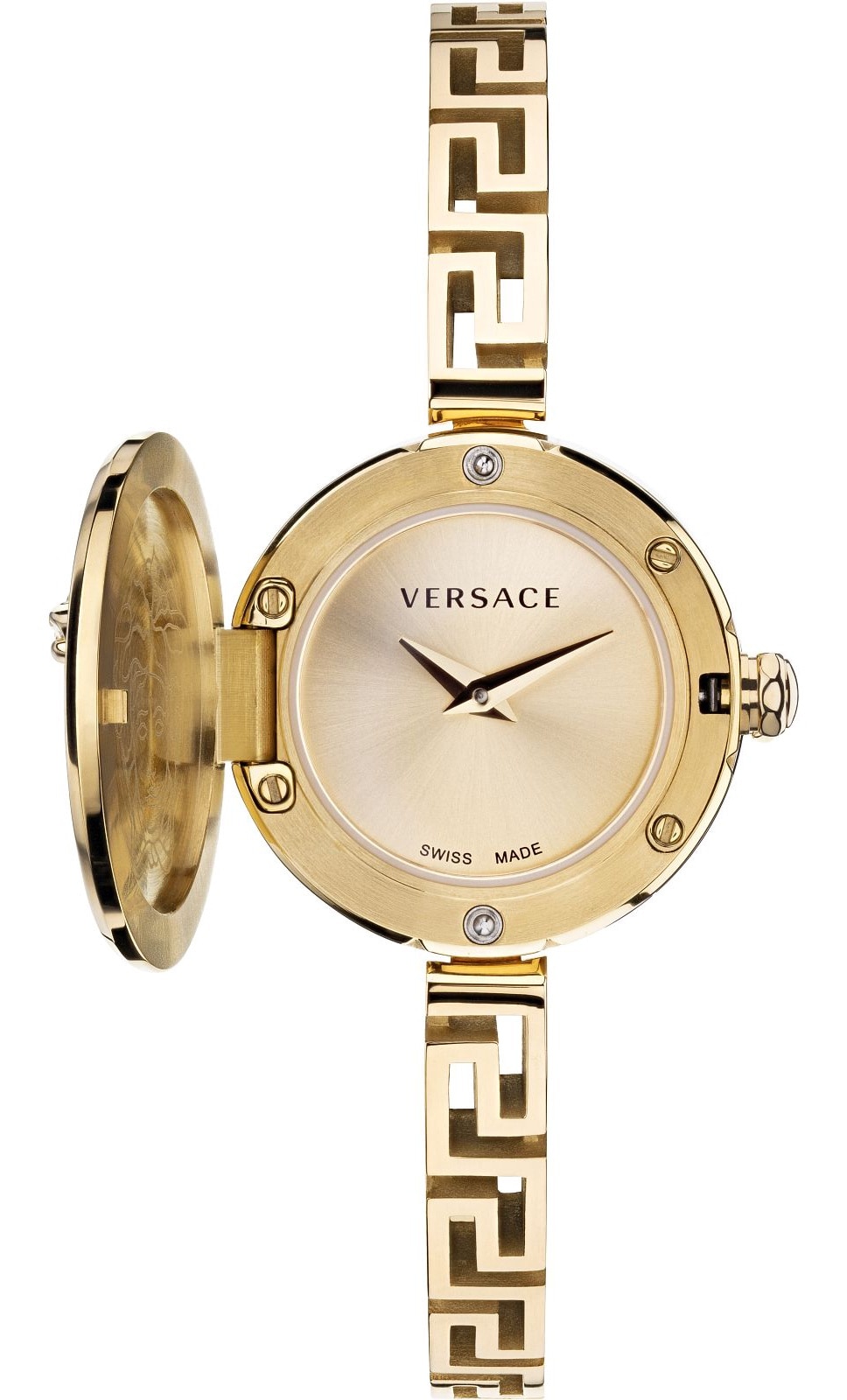 Ceas dama, Versace, Inox, Medusa, Auriu - eMAG.ro