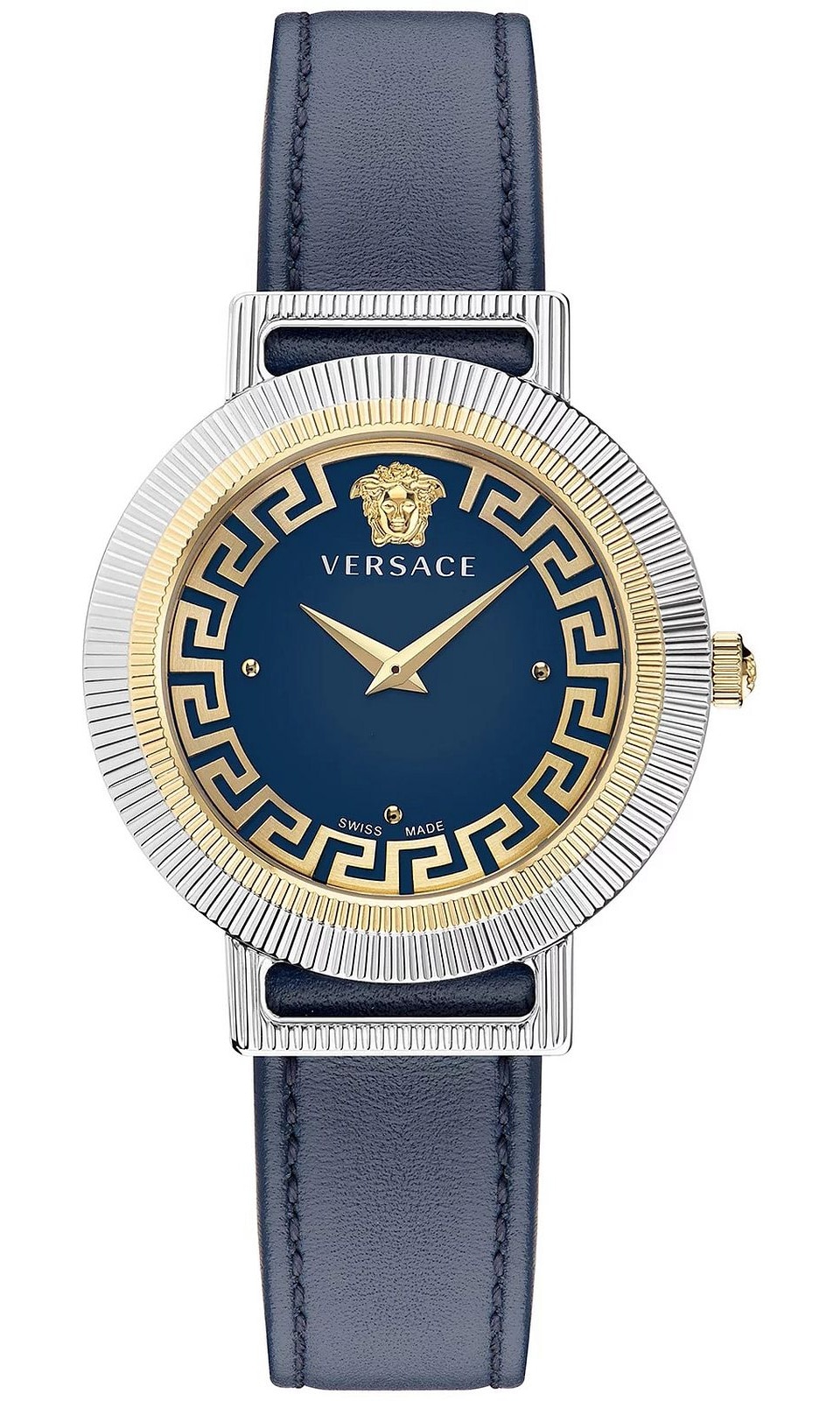 Ceas dama, Versace, Inox/Piele, Multicolor - eMAG.ro