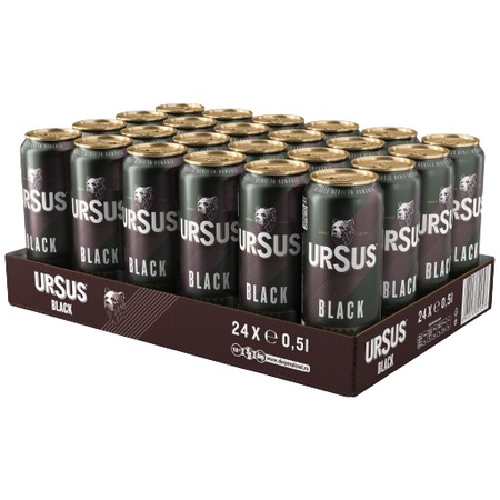 Bere neagra Ursus, doza, 24 x 0.5l - eMAG.ro