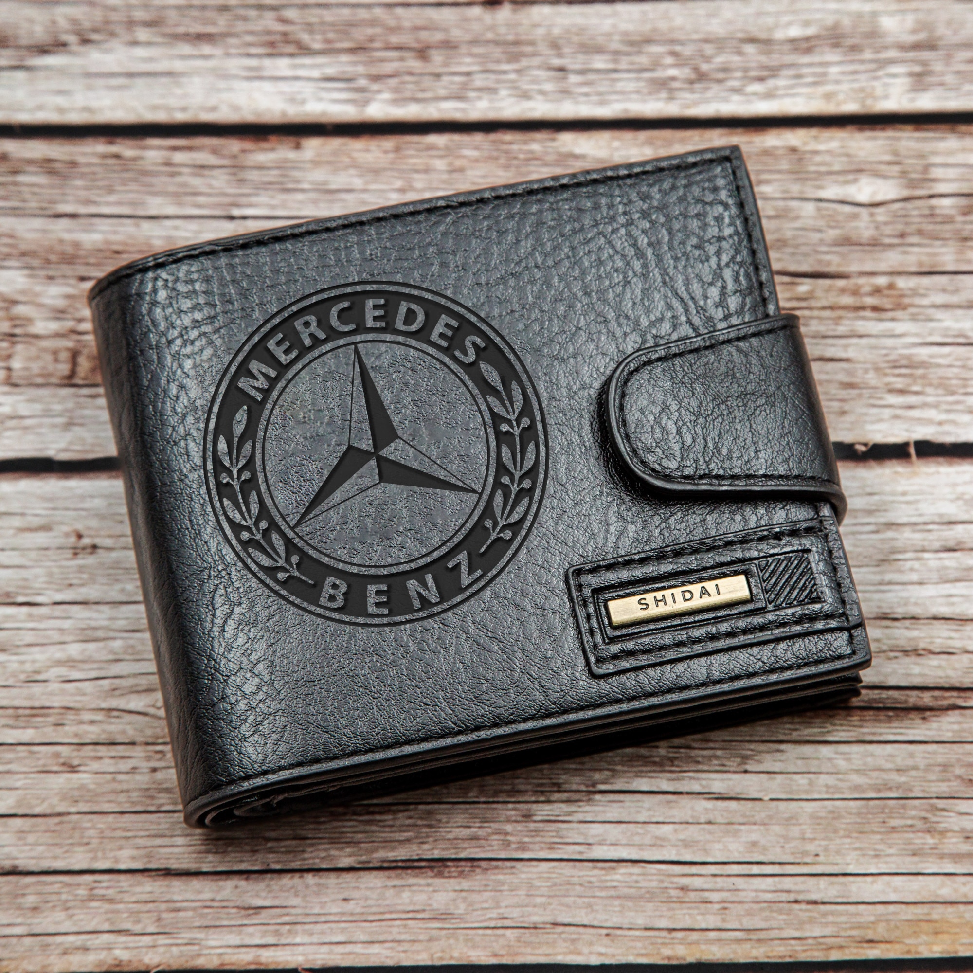 Portofel barbati gravat - Mercedes - eMAG.ro