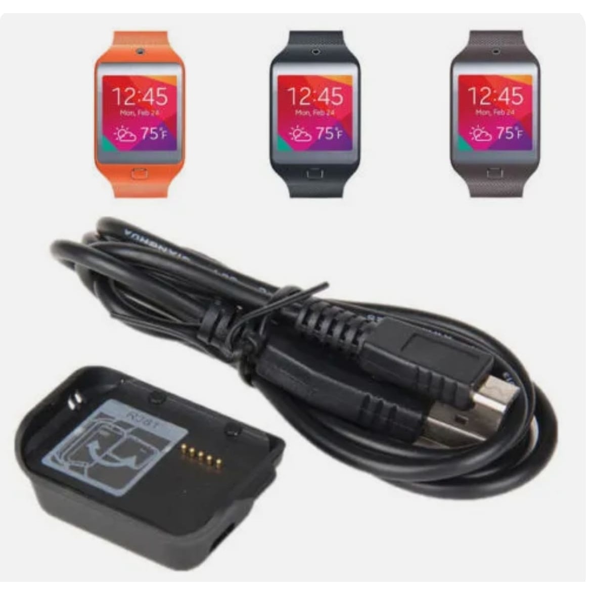 5-пинов кабел за зареждане на смарт часовник, съвместим със Samsung ...