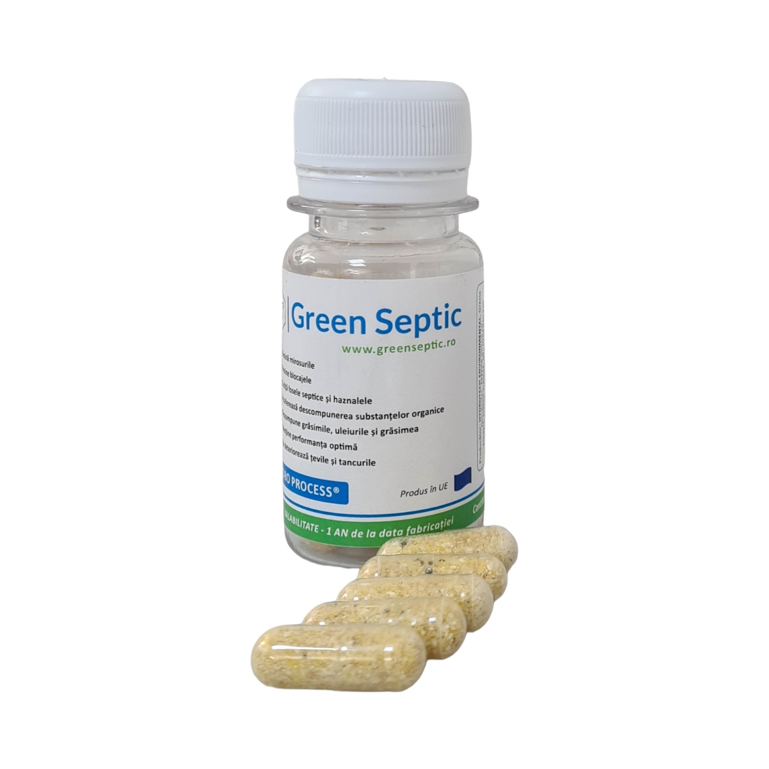 Bioactivator fose septice, Green Septic 12, biofose,10 g - eMAG.ro