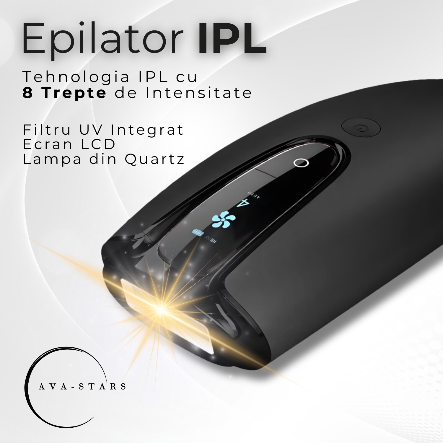 Epilator IPL, 999.000 Pulsatii, Indeparteaza parul de pe brate ...