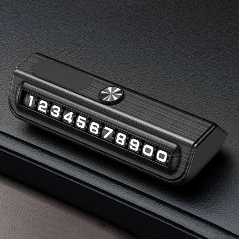 Suport pentru Bord Auto 2 in 1, Numar Telefon pentru Parcare Temporara ...