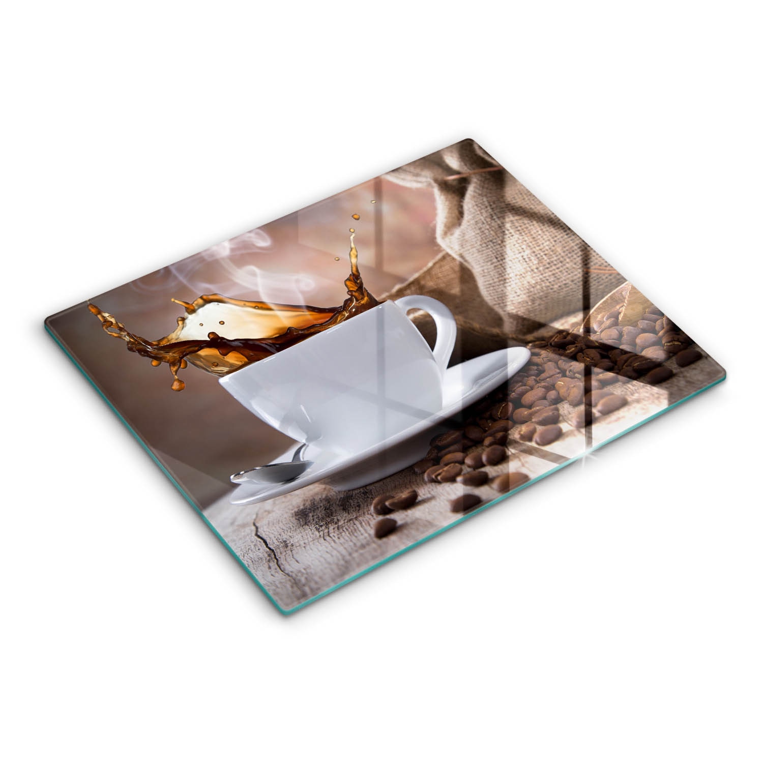 Placa sticla securizata, Wallfluent, protectie perete/plita/blat ...