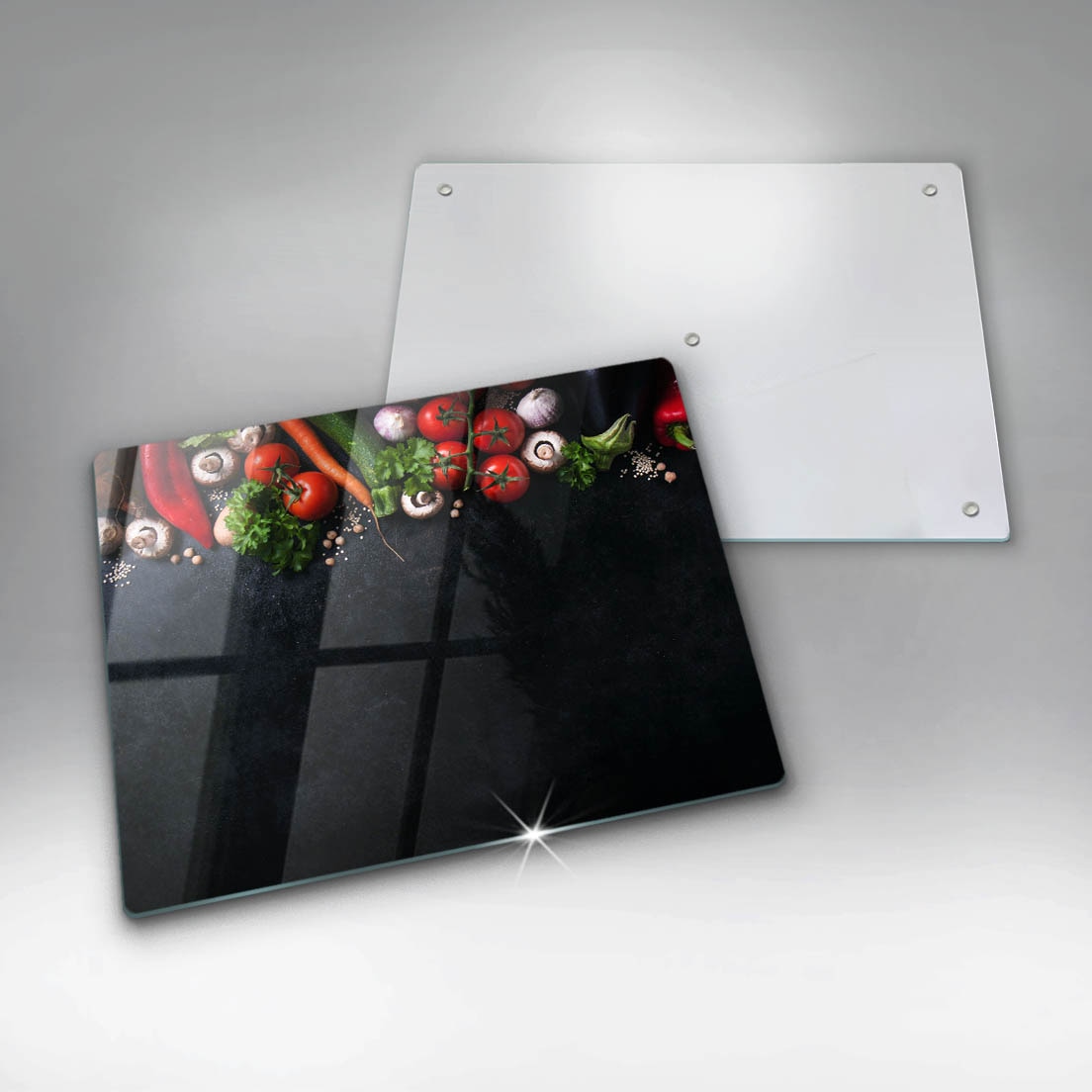 Placa sticla securizata, Wallfluent, protectie perete/plita/blat ...