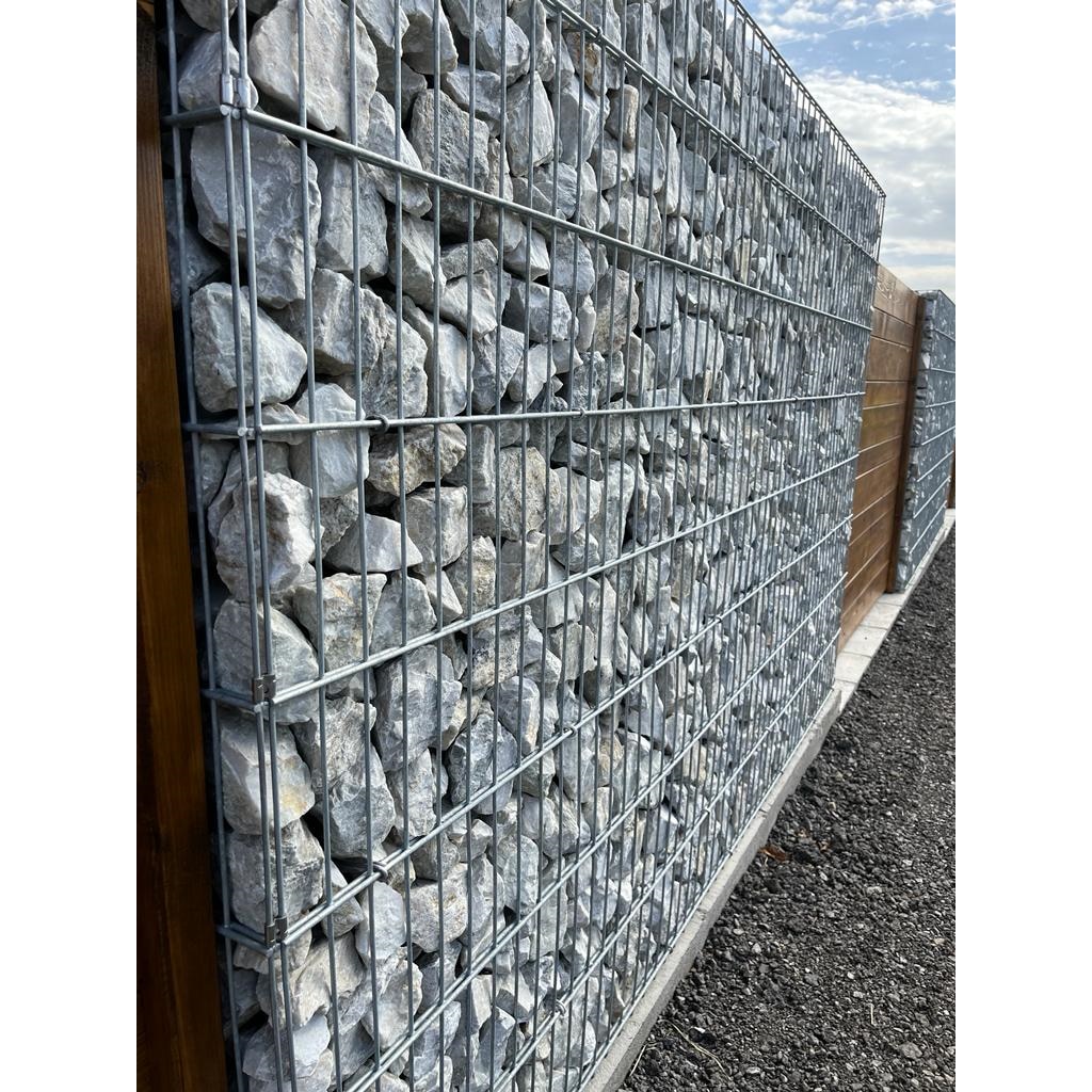 Gard gabion Rotanis din panou drept 6-5-6, Carcasa metalica, Zincat ...