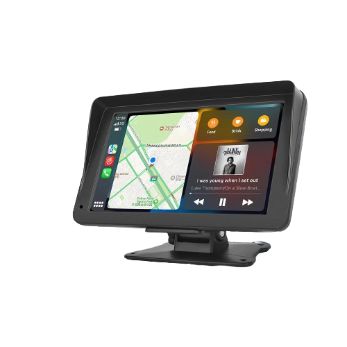 Monitor auto, Ecran HD de 7 inch, Rezolutie de 1024x600, Carplay ...