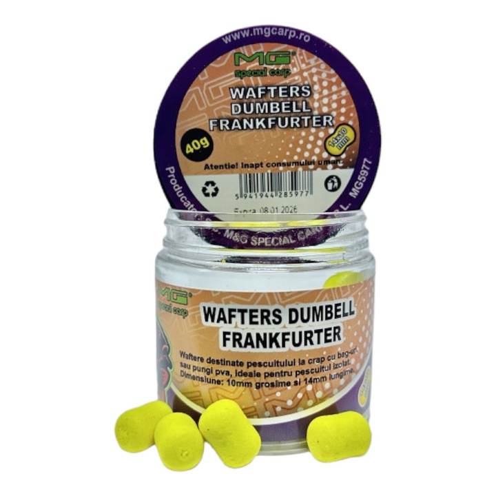 Wafters MG Dumbell Frankfurter 10mm, 40g - eMAG.bg