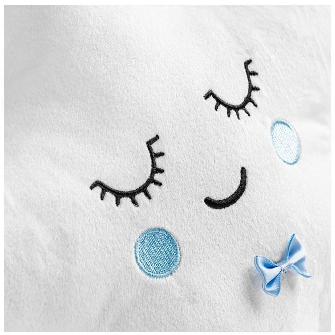 Perna decorativa, model steluta, Syamag, ciucuri turcoaz, 36x36x7 cm ...