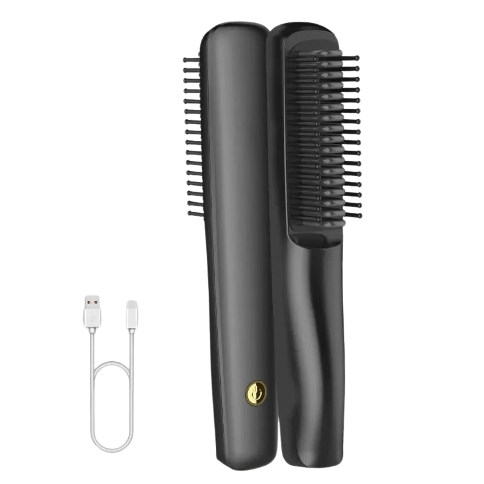 Perie Par Electrica, Indreptare Par, 2 Trepte de Temperatura, Negru ...