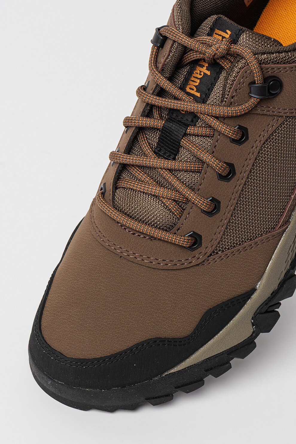 Timberland, Pantofi cu insertii din piele Lincoln Park, Negru, Maro ...