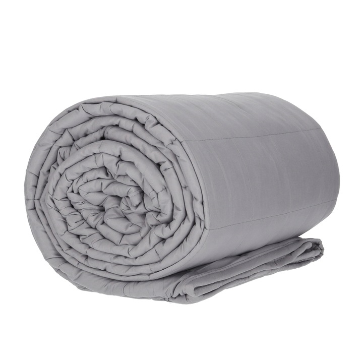 Plapuma senzoriala, 4FIZJO, Fibre siliconice, 150 x 200 cm, Gri - eMAG.ro