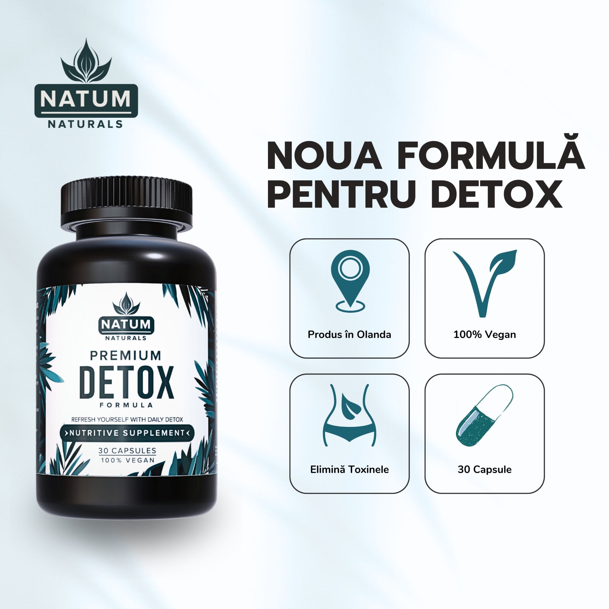 Formula Premium de Detoxifiere, 30 Capsule, Supliment Alimentar ...