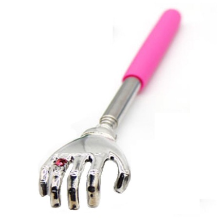 Scarpinator pentru spate, extensibil, Syamag, roz, 22-59 cm - eMAG.ro