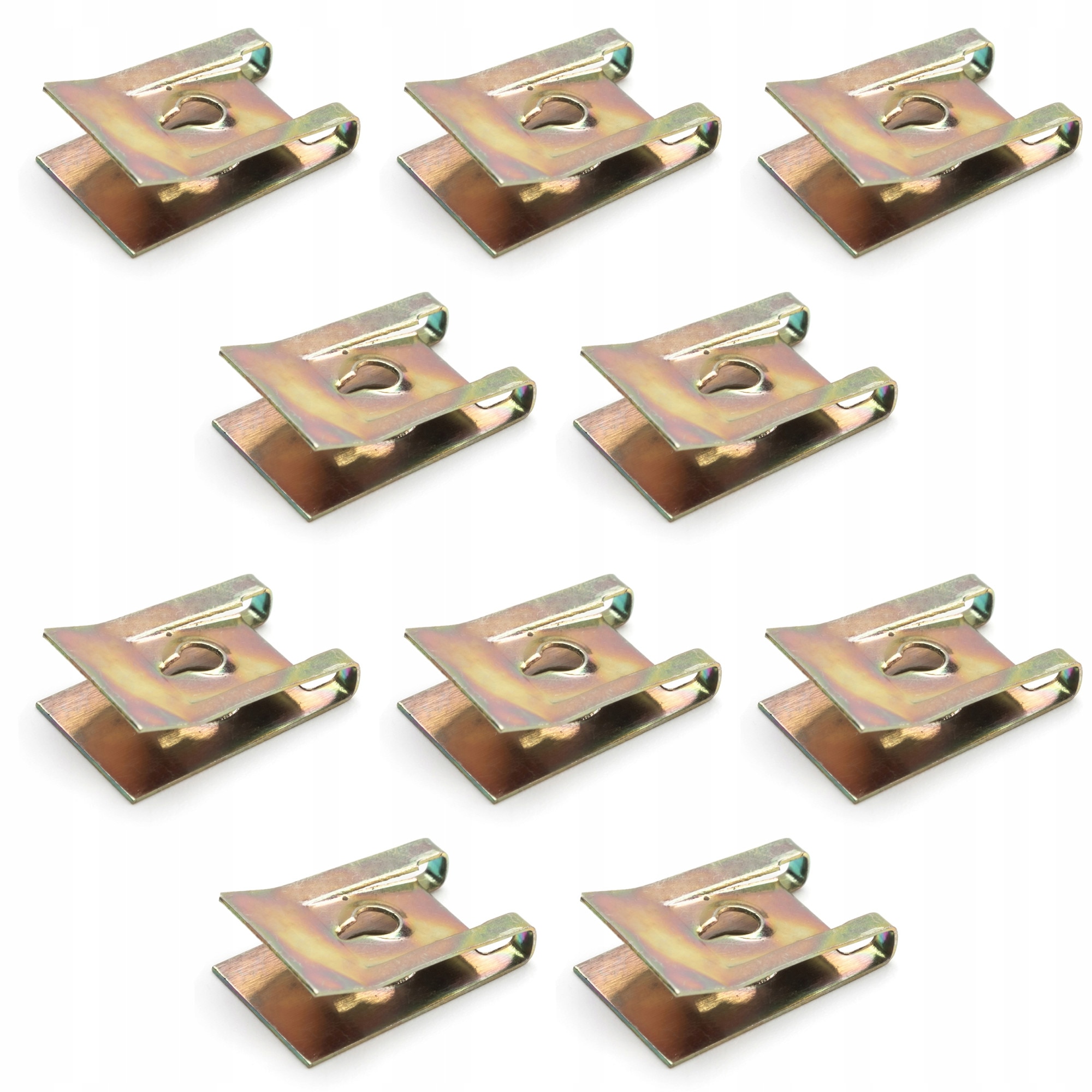 Set 10 Piese Cleme De Fixare, Universal, Metal, Auriu - eMAG.ro