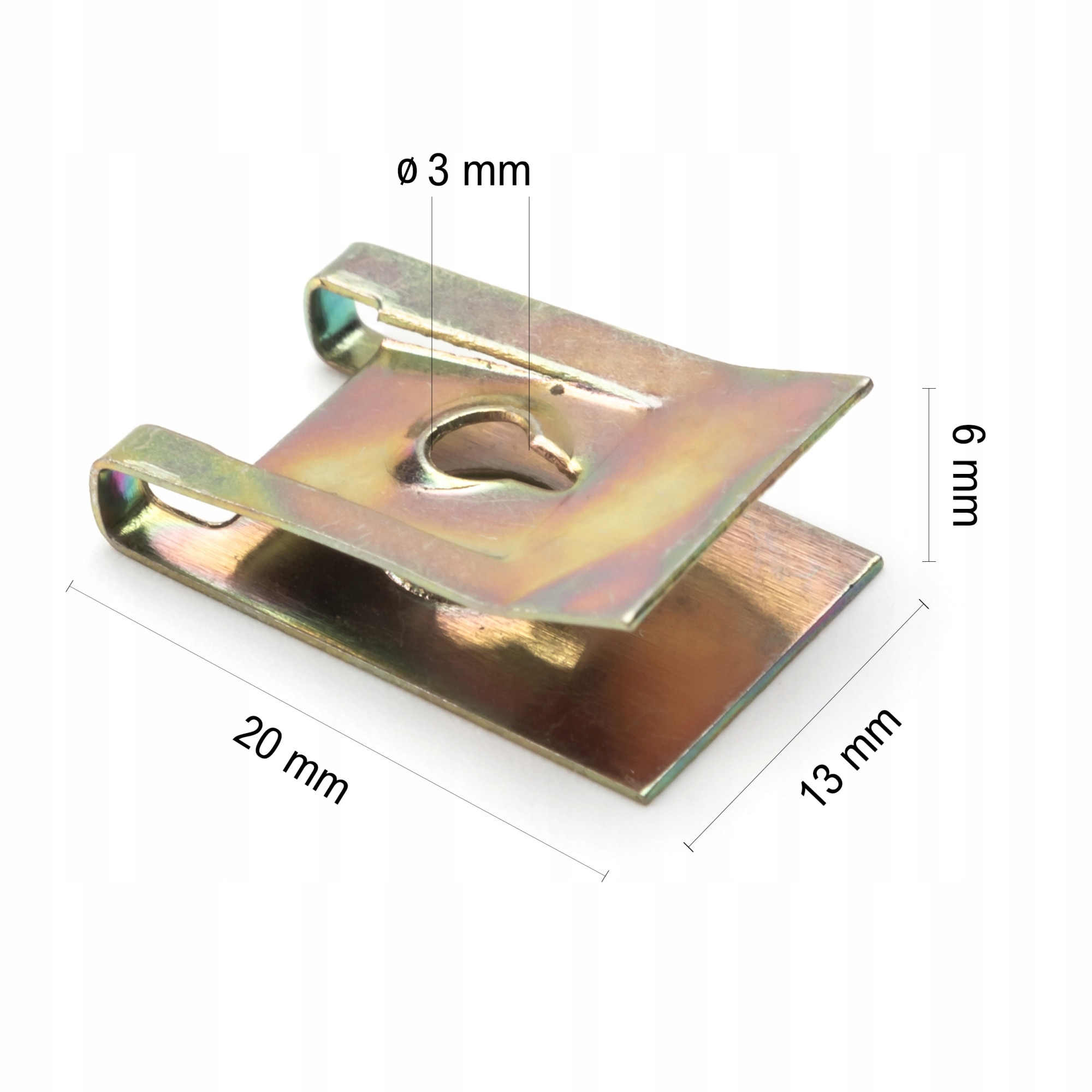 Set 10 Piese Cleme De Fixare, Universal, Metal, Auriu - eMAG.ro