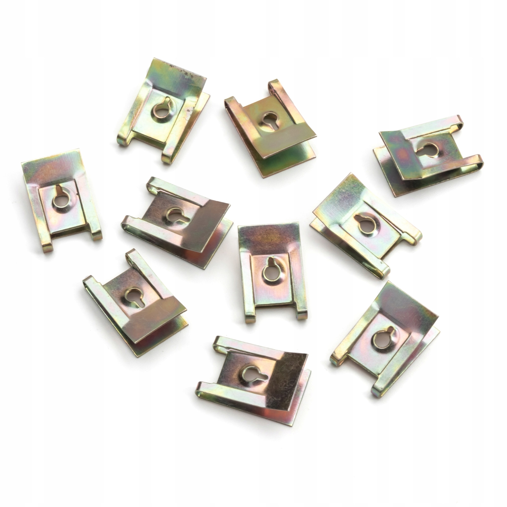 Set 10 Piese Cleme De Fixare, Universal, Metal, Auriu - eMAG.ro