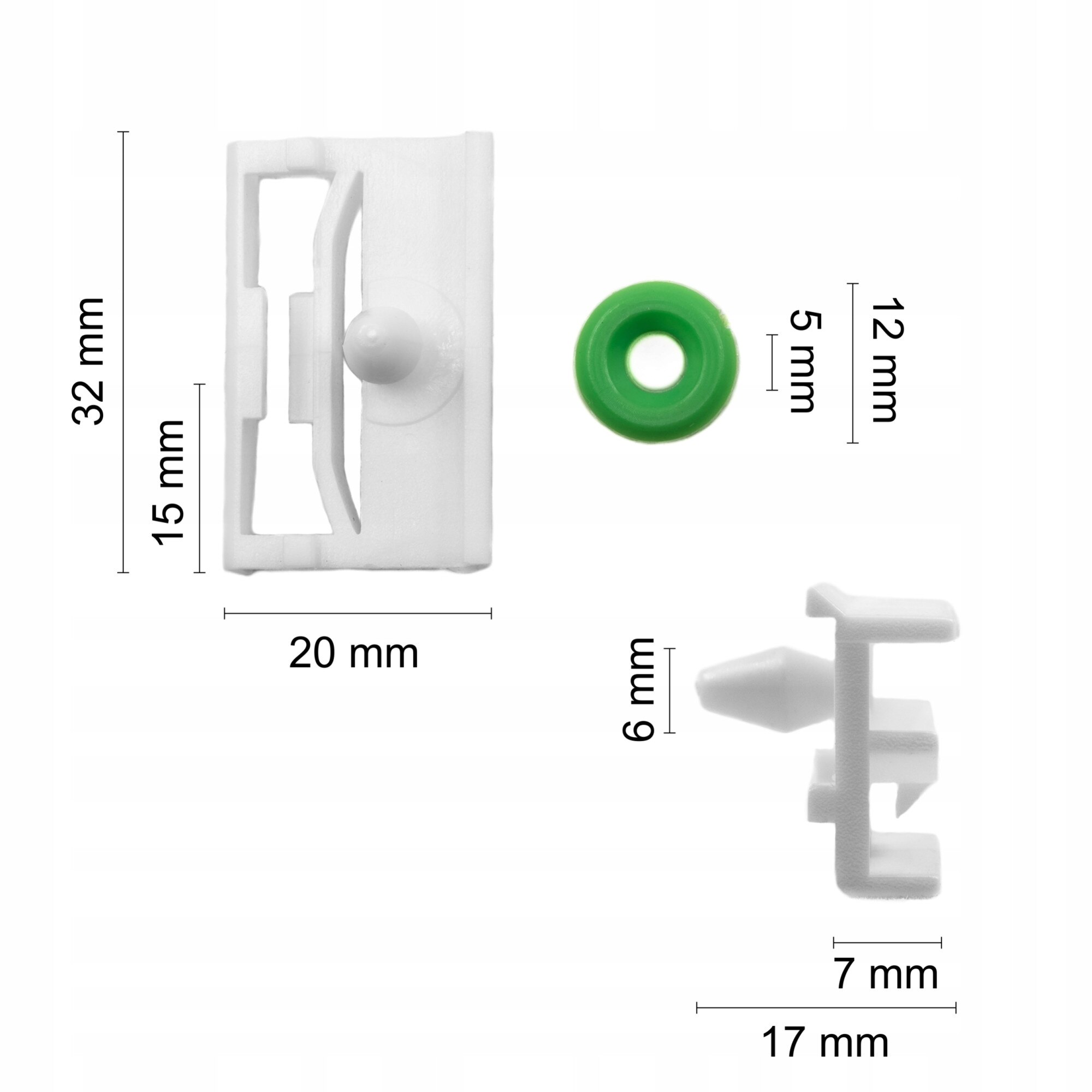 Set 10 Piese Cleme De Fixare, Cu Manson, Banda De Prag, Am BMW E36 E46 ...
