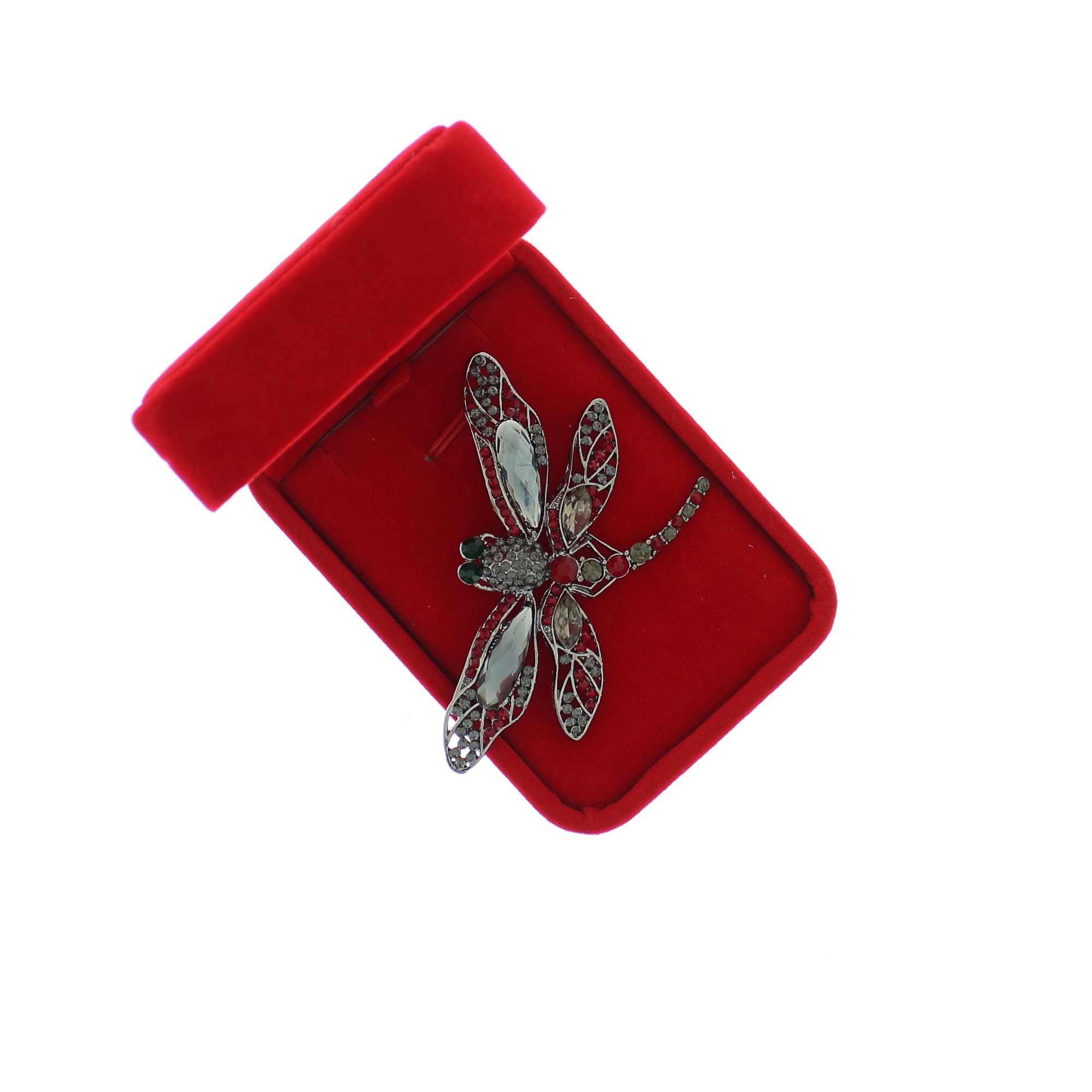 Brosa, din metal, Buticcochet, 5x8 cm, Libeluta, Multicolor - MR600 ...