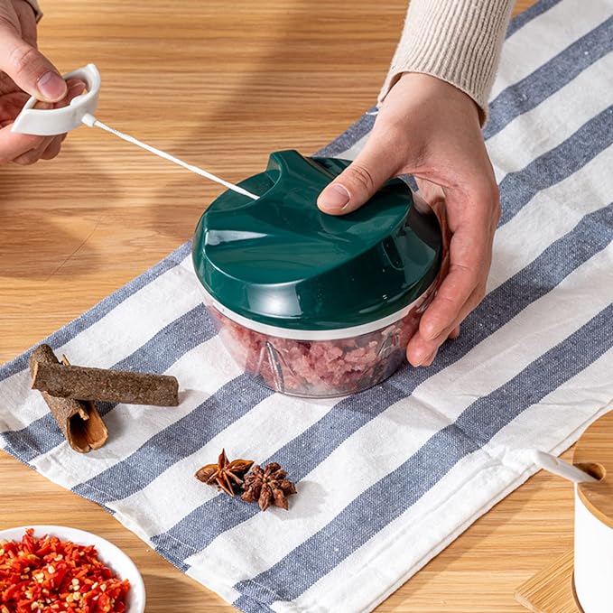 Mini Tocator manual, Presoma, Inox/Plastic, 500 ml, Verde - eMAG.ro