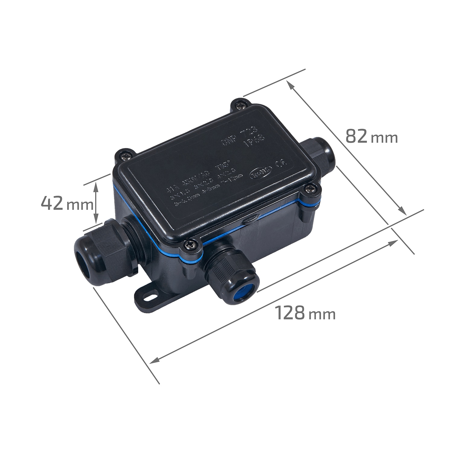 Conector de cablu ermetic CNP723_3T 450V 41A, IP68, cutie etansa IP68 ...