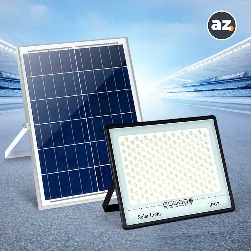 Proiector Solar Led 200W, Kit Complet, Ip67 - eMAG.ro