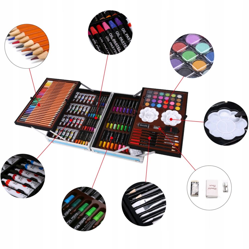 Set De Pictura Si Desen Pentru Copii Inc Trend, 145 Piese, Cutie ...