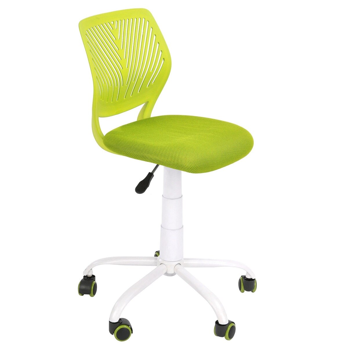 Scaun verde pentru birou copii Carnation, rotativ, mesh - eMAG.ro