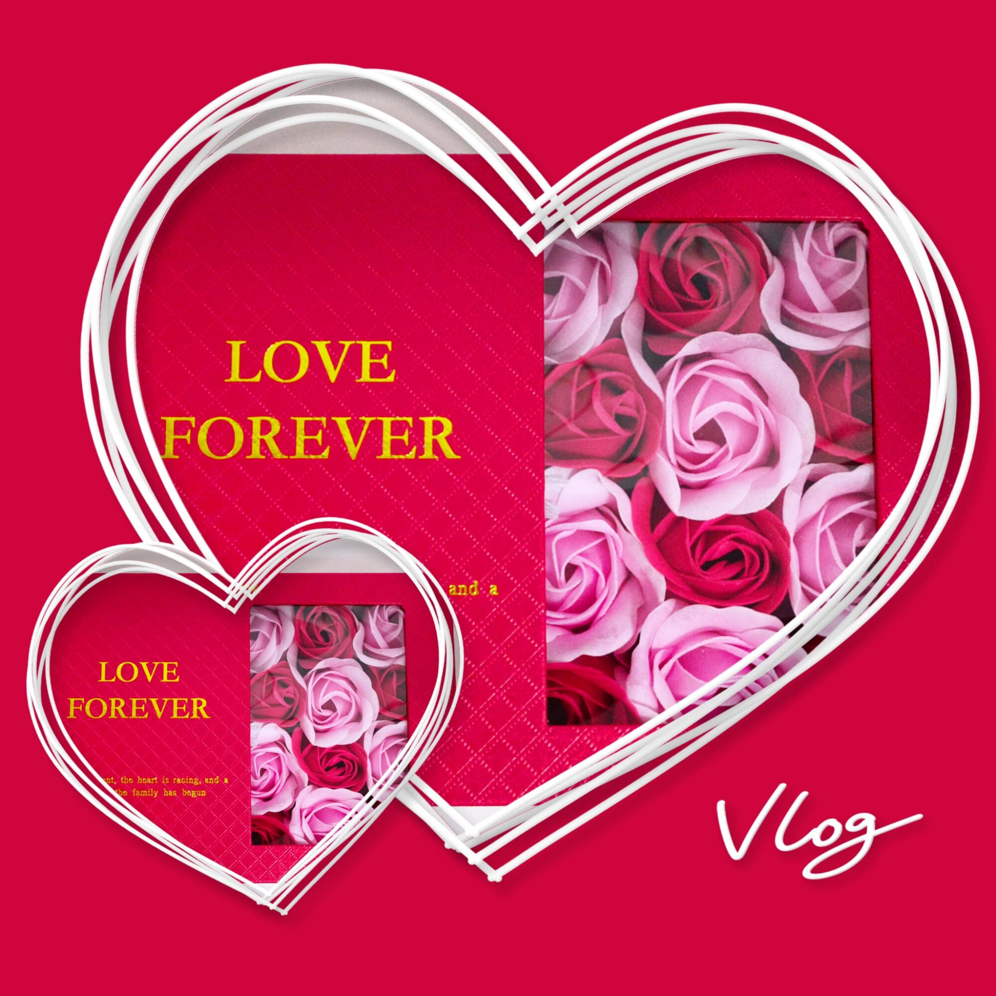 Set Love Forever 12 trandafiri parfumati din sapun, culoare mixta ros ...