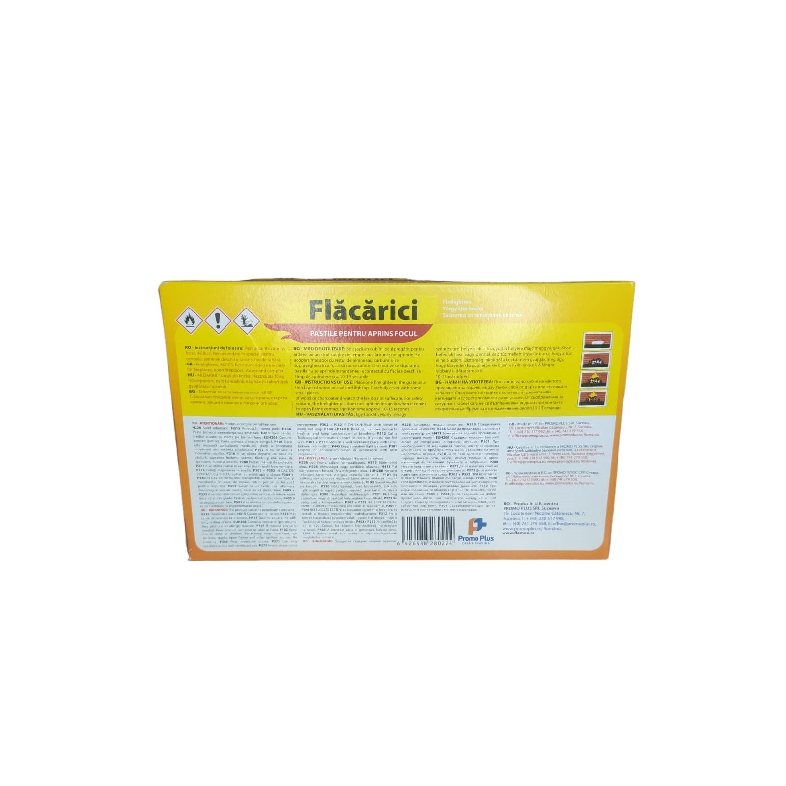 Pastile "Flacarici" pentru aprins focul 48 bucati - eMAG.ro