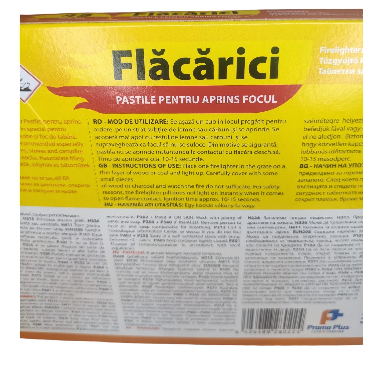 Pastile "Flacarici" pentru aprins focul 48 bucati - eMAG.ro