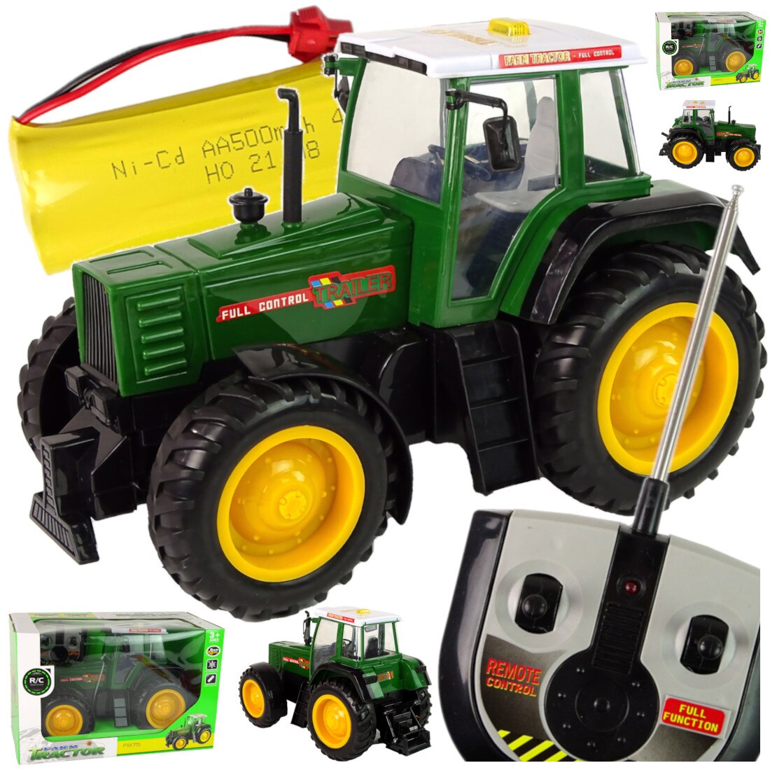 Tractor RC cu telecomanda 38, 5 cm - Masina agricola Z864 - eMAG.ro