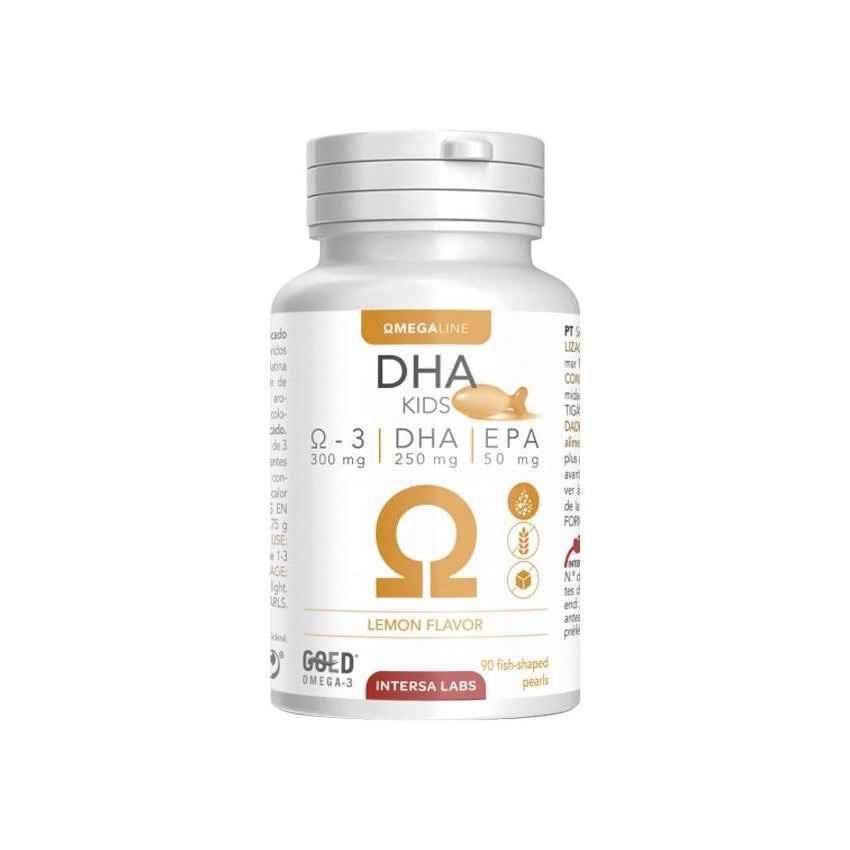 DHA pentru copii, 90 capsule masticabile, 78,75g Intersa Labs - eMAG.ro