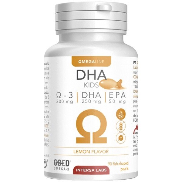 DHA pentru copii, 90 capsule masticabile, 78,75g Intersa Labs - eMAG.ro