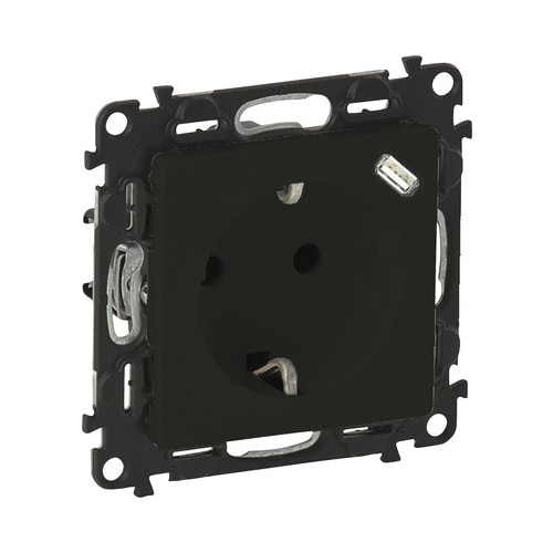 Priza Simpla Cu Impamantare & Usb Tip C Legrand Valena Life Max. 1500 ...