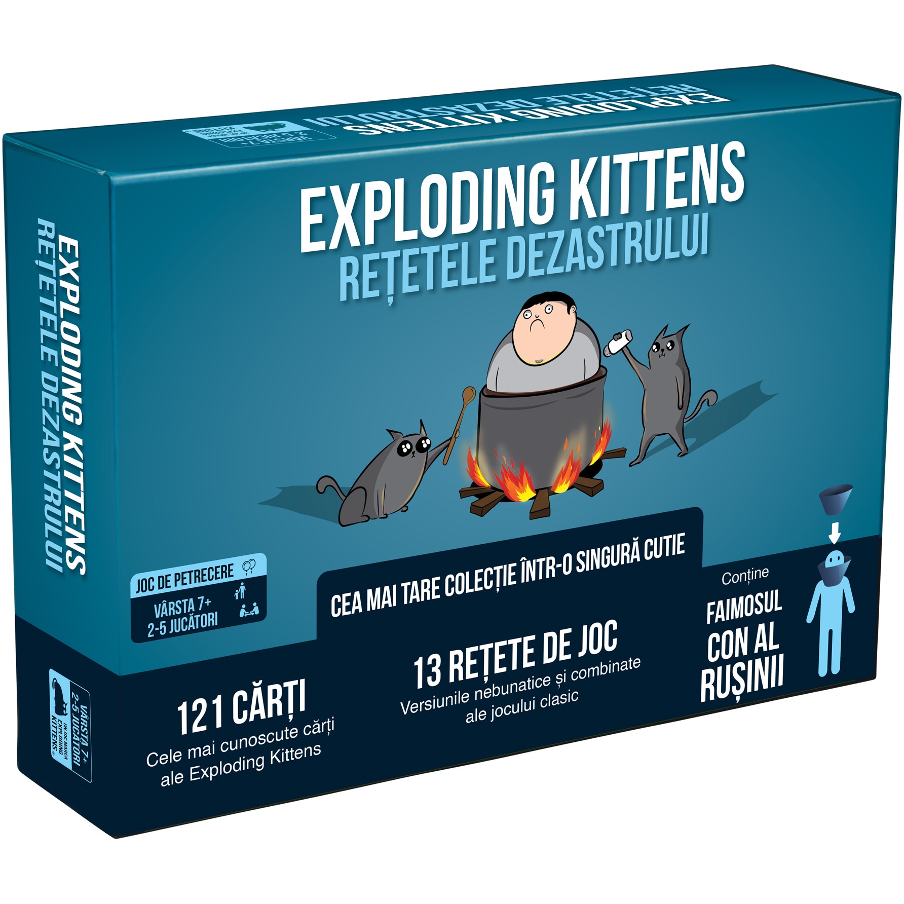 Joc Exploding Kittens - Retetele Dezastrului - eMAG.ro