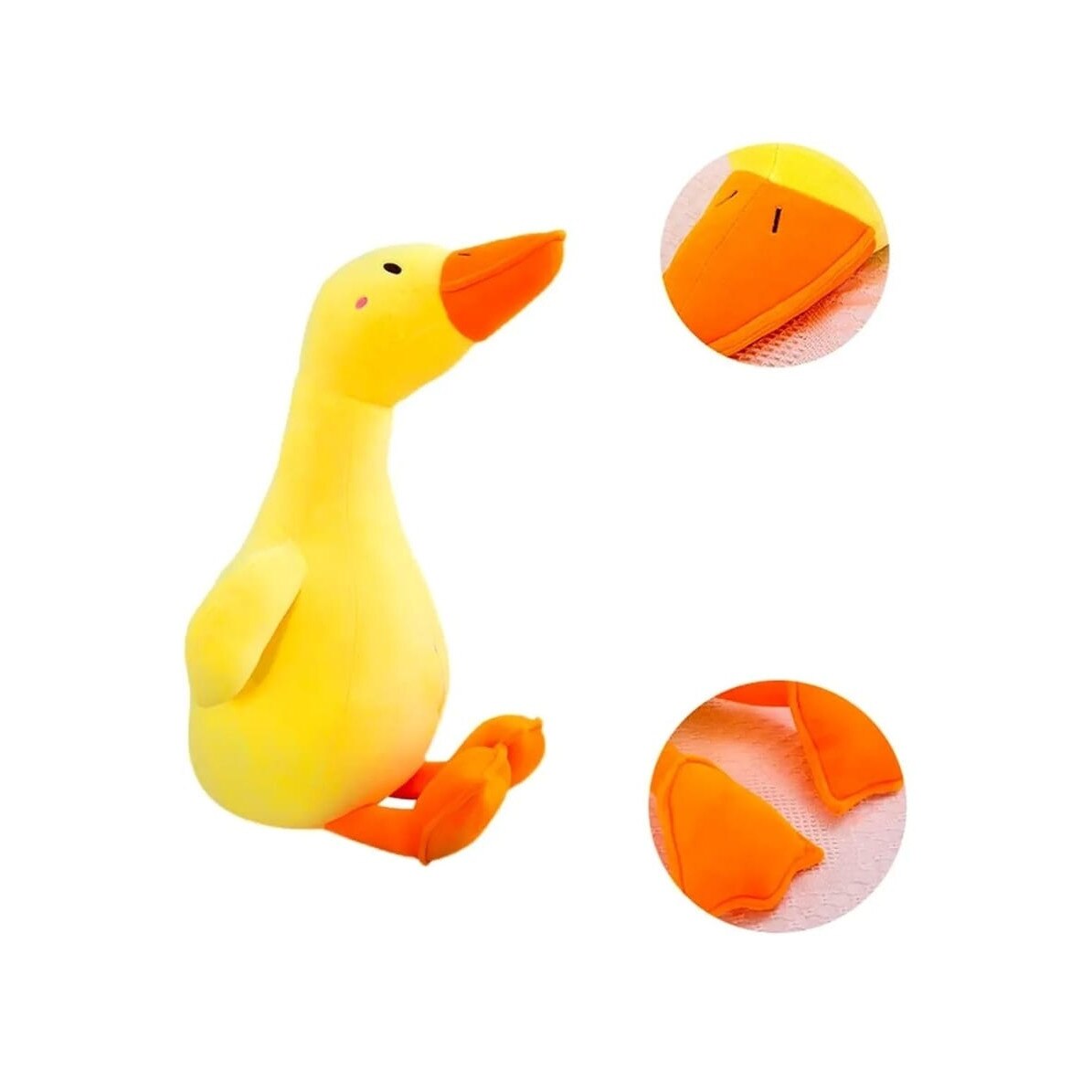 Rata de plus, tip perna, galben, 65 cm - eMAG.ro