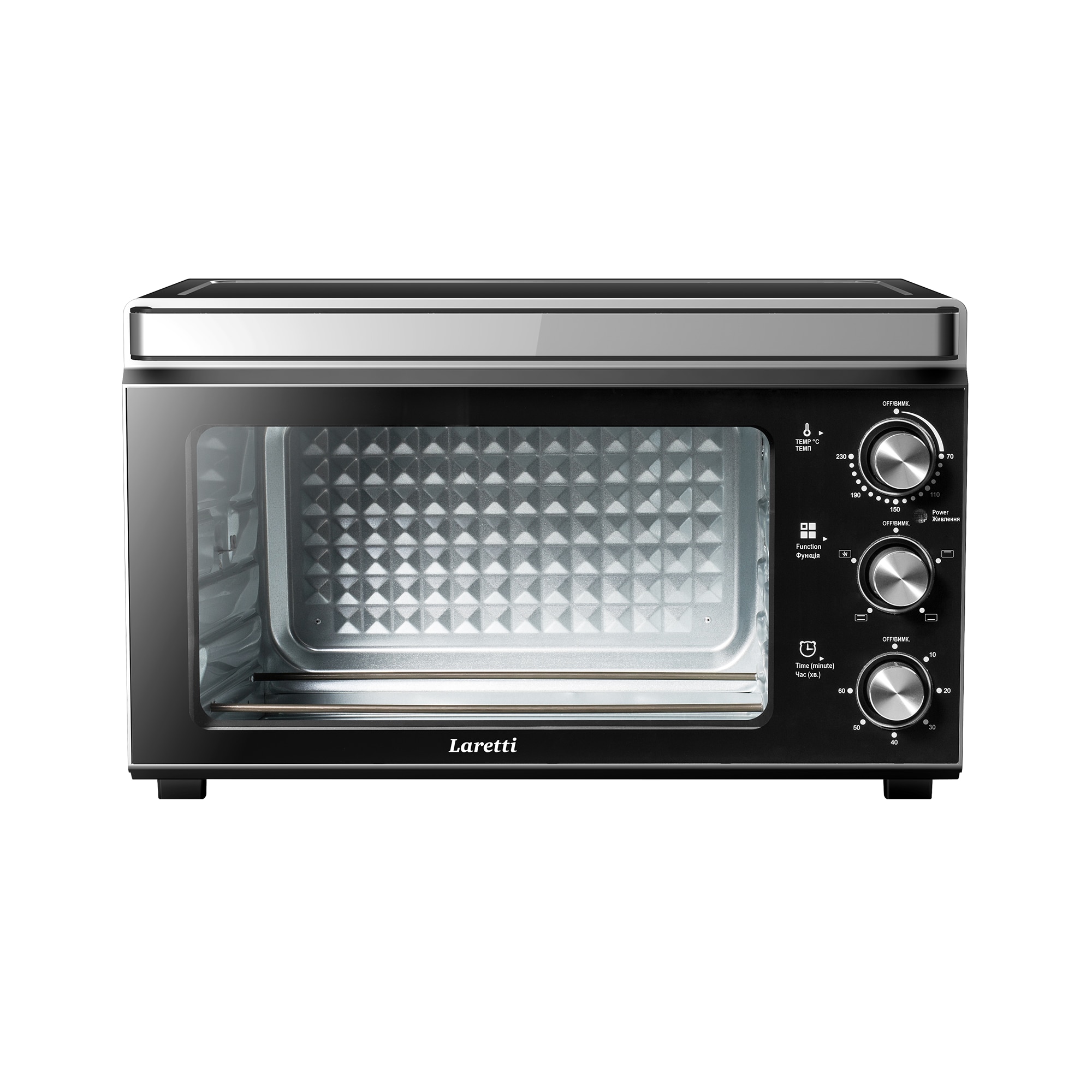 Cuptor electric Laretti LR-EC3905, 2000W, 45L, 220-240V, Usa dubla din ...