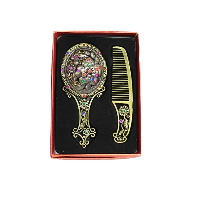 Set pentru fete, Beauty cu oglinda si pieptan, VELVE - eMAG.ro