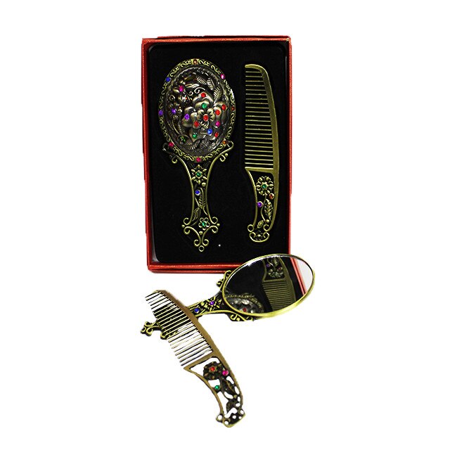 Set pentru fete, Beauty cu oglinda si pieptan, VELVE - eMAG.ro