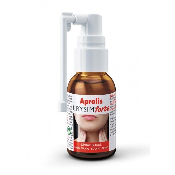 Spray Bucal cu Propolis, Erysim Forte, 20 ml Aprolis - eMAG.ro