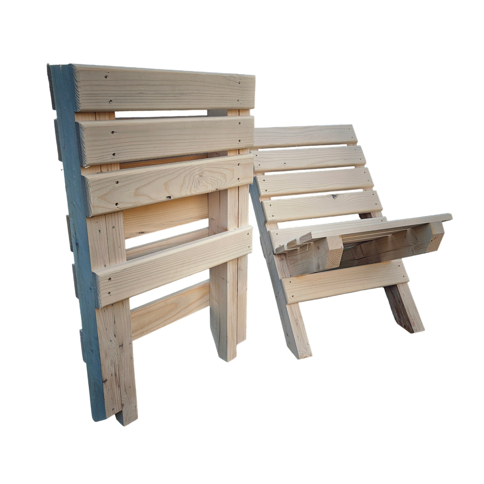 Scaun din lemn, pentru gradina 90 x 50 - eMAG.ro