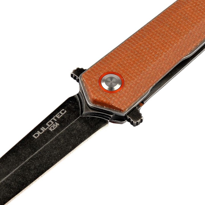Нож, Dulotec, K254-BR, Сгъваем, Ежедневен, дръжка MIcarta, Кафяв, D2 стомана - eMAG.bg